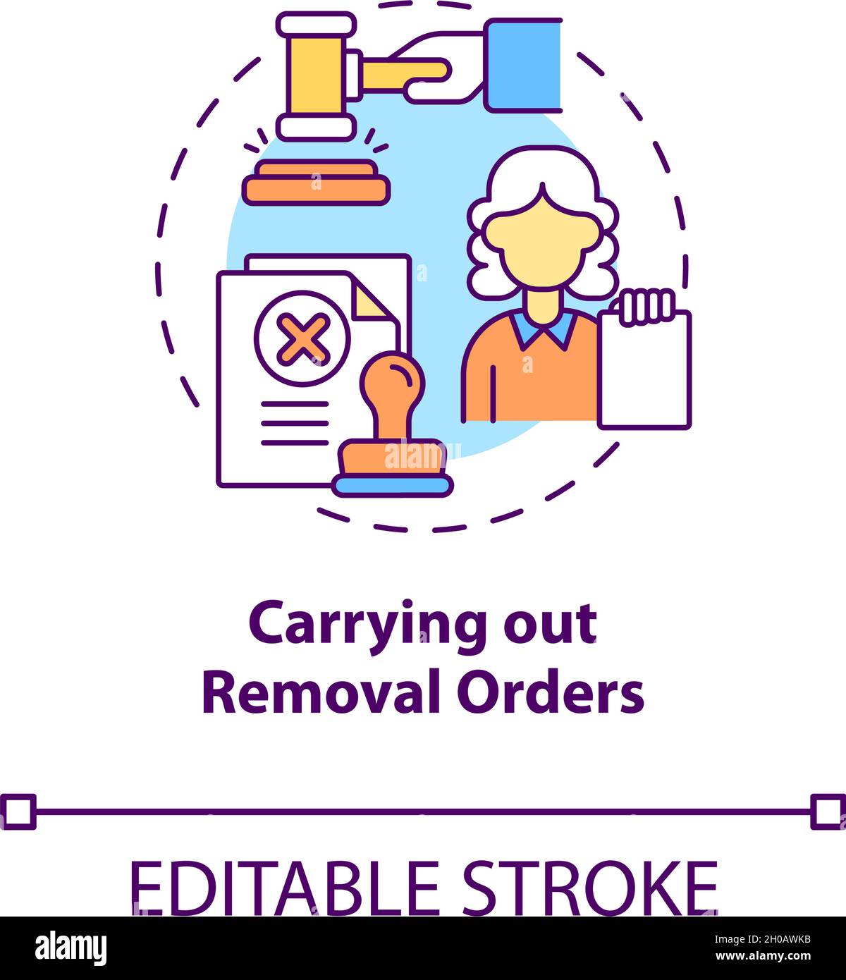 Deportation order Stock Vector Images - Alamy