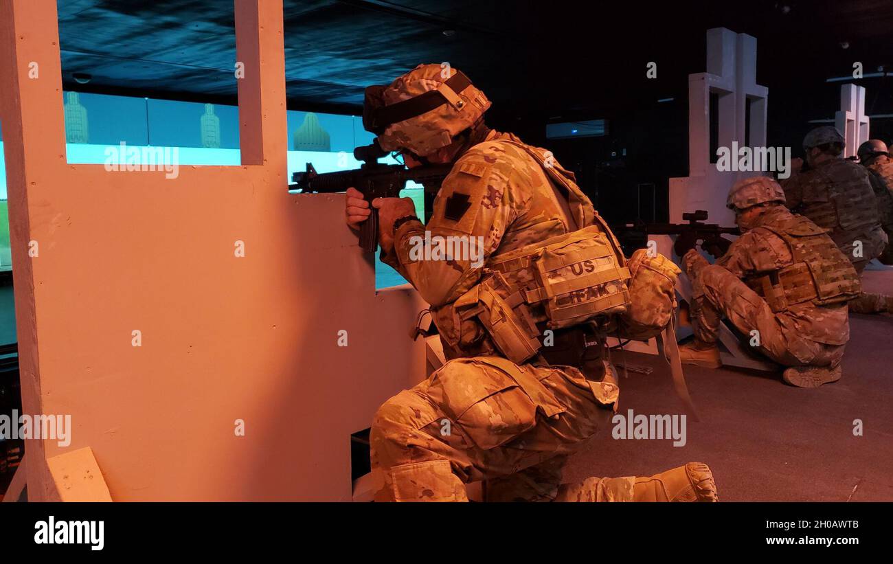 U.S. Soldiers with the 628th Aviation Support Battalion, 28th ...