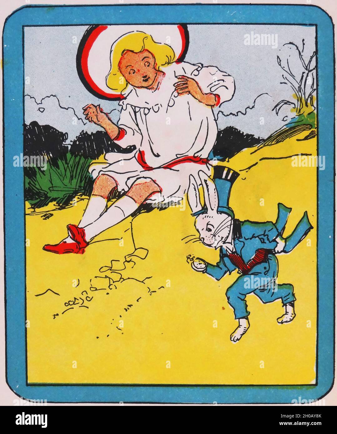 Illustration by John R. Neill for "Alice's Adventures in Wonderland" by Lewis Carroll. Chicago ...