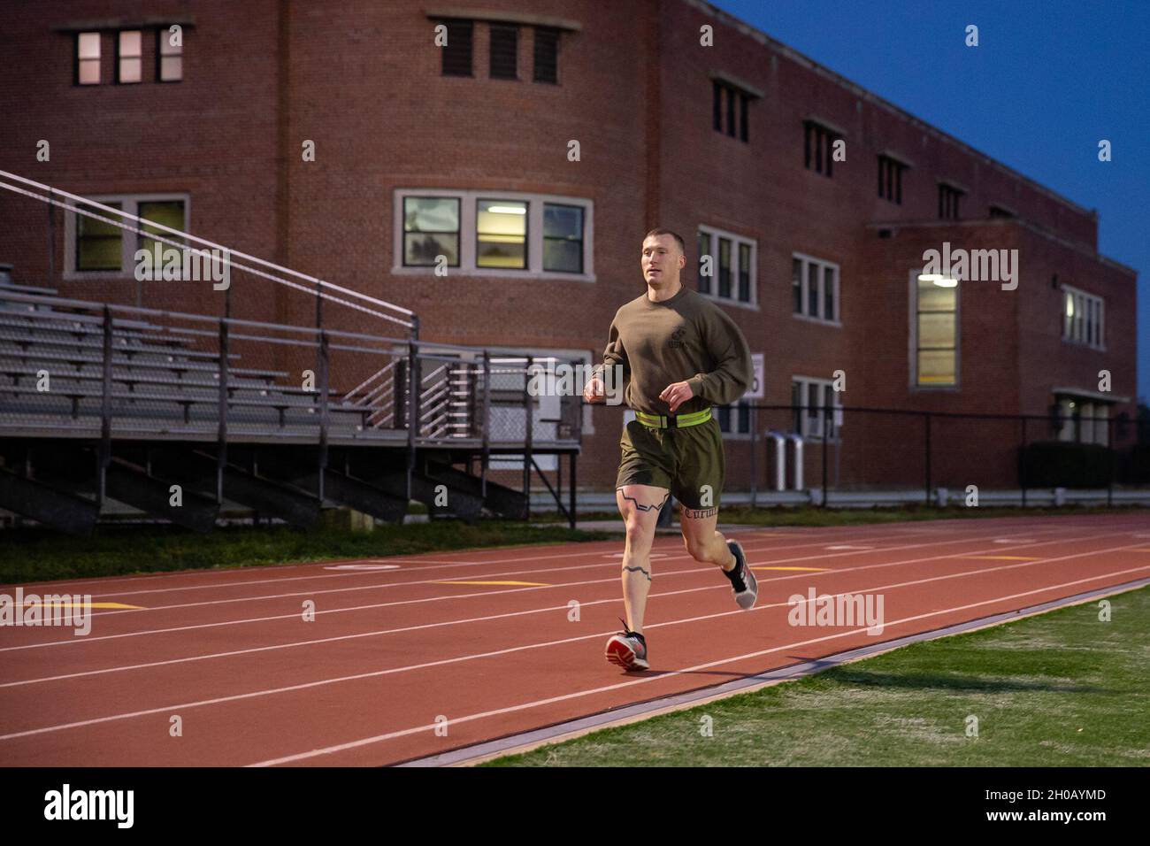 U.S. Marine Corps Capt. Alex Center with Fox Company, 2d Battalion, 6th ...