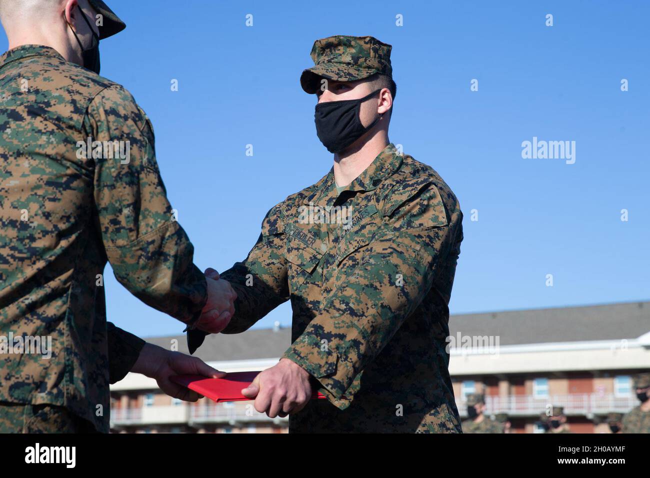 U.S. Marine Corps Sgt. Alex Fiedler, a squad leader with Fox Company ...