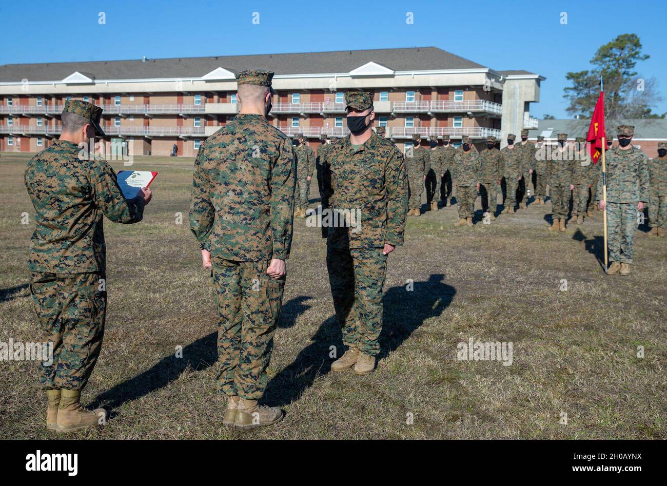U.S. Marine Corps Sgt. Alex Fiedler, a squad leader with Fox Company ...