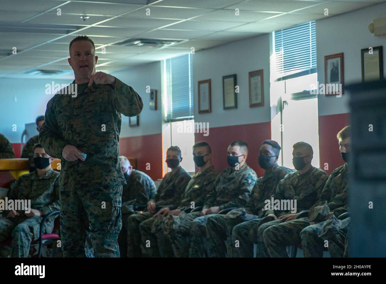 U.S. Marine Corps Master Sgt. Neil Mason, with Fox Company, 2d ...