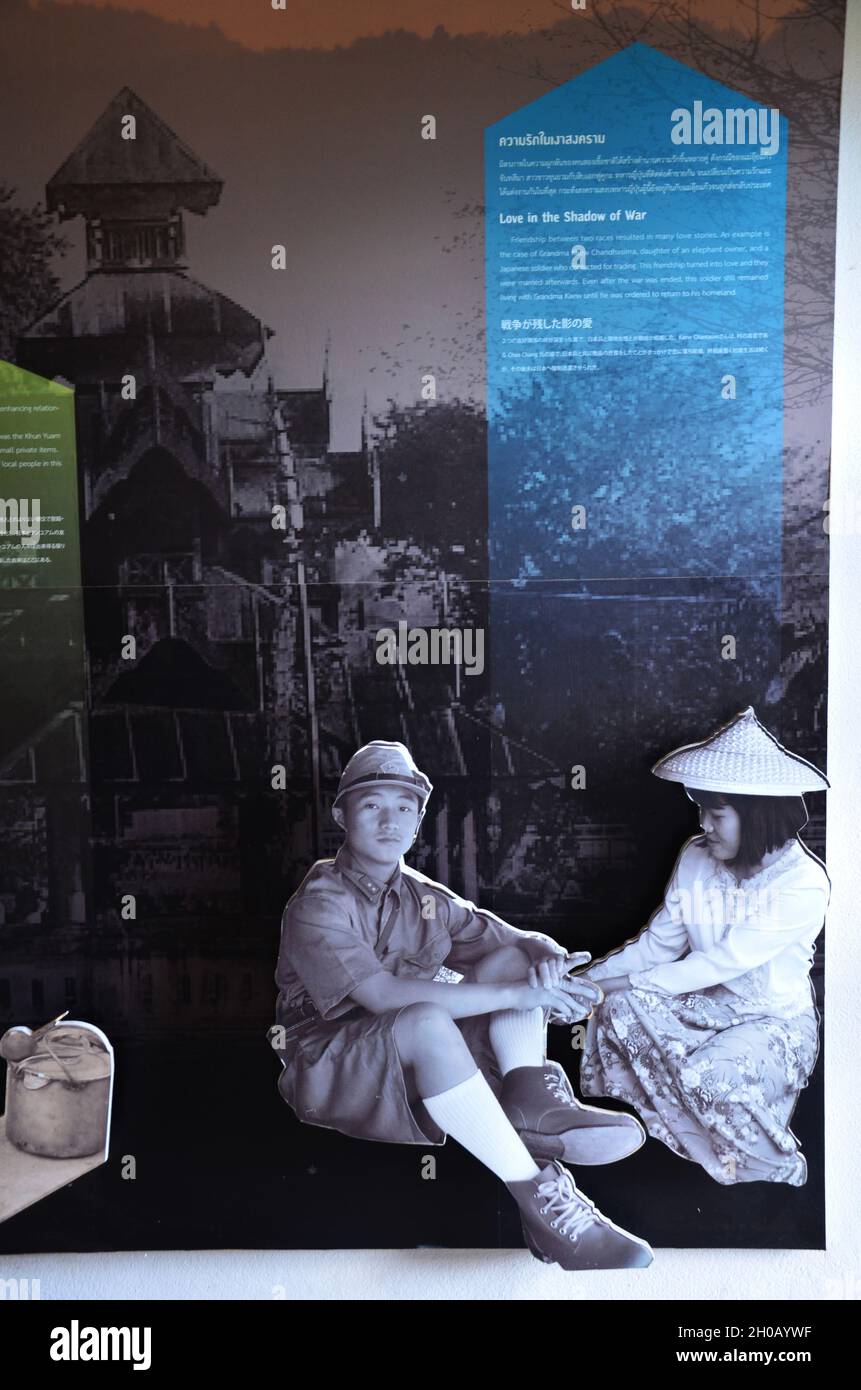 Thai-Japanese Friendship Memorial Hall or Khun Yuam World War II Japan ...