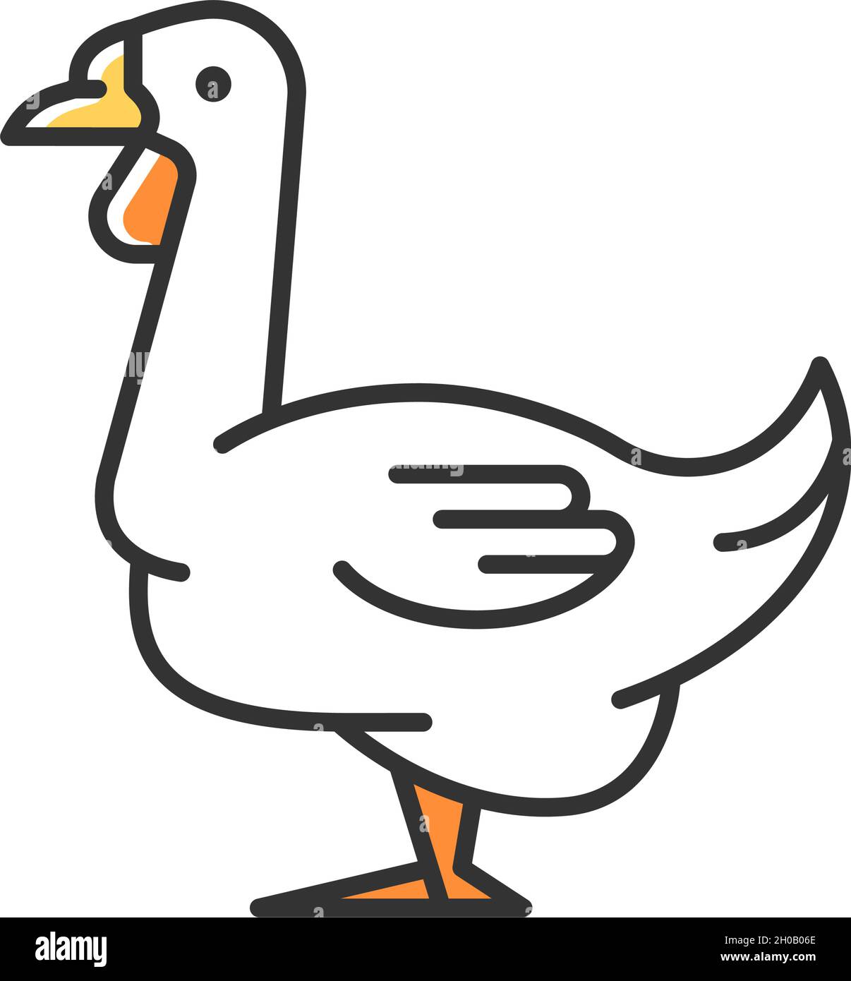 Male and female geese Stock Vector Images - Alamy