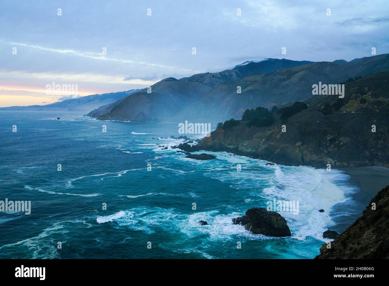 Coastal views of Big Sur, California Stock Photo - Alamy