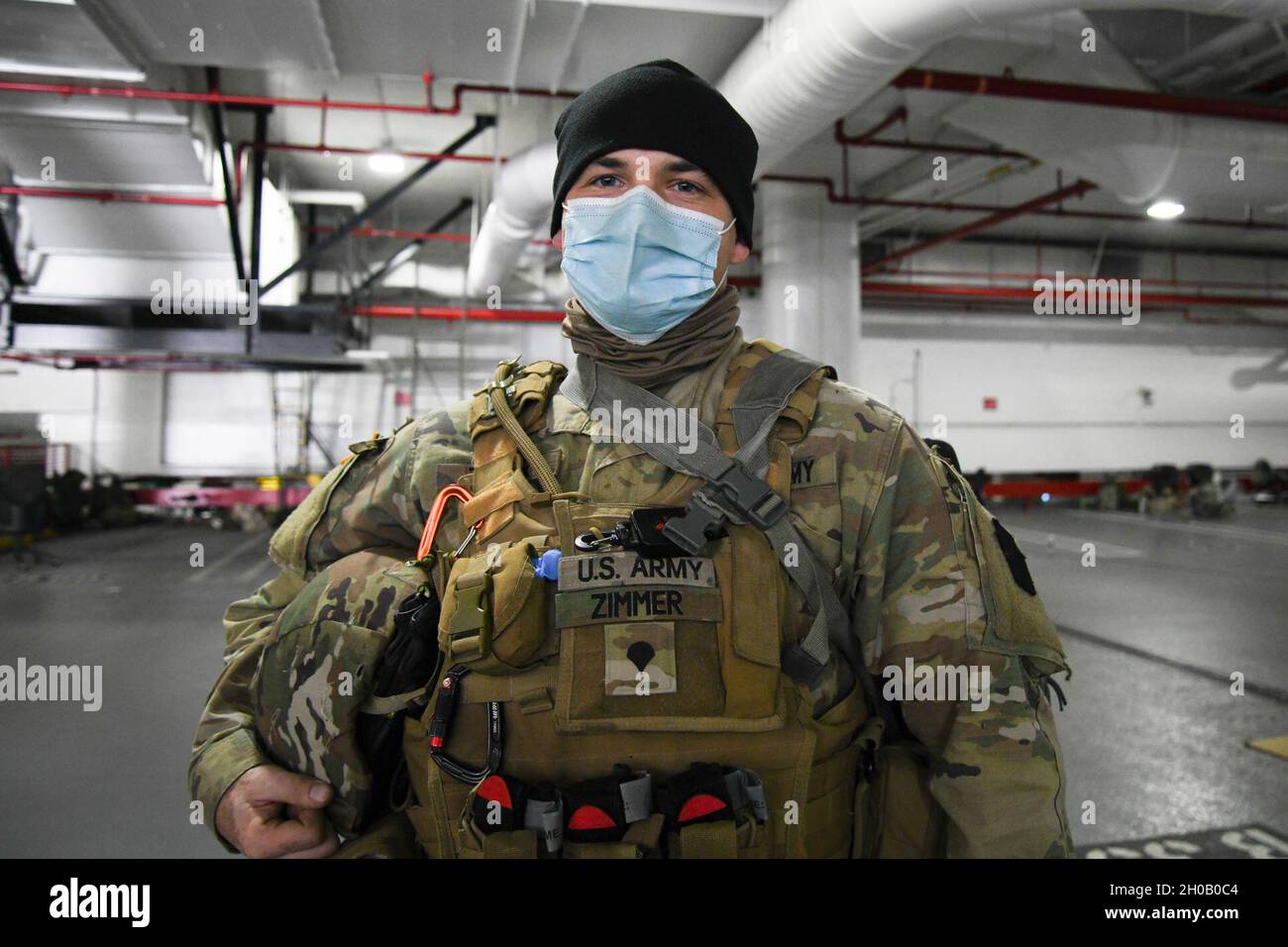 U.S. Army Spc. Cody Zimmer, a combat medic specialist assigned to ...