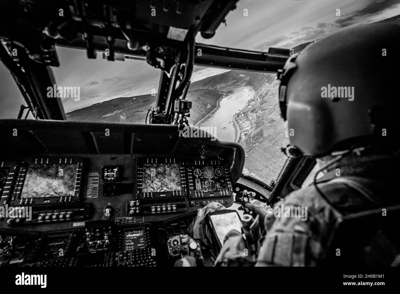 Capt. Irène Mallet, a UH-60 pilot assigned to the 12th Combat Aviation ...