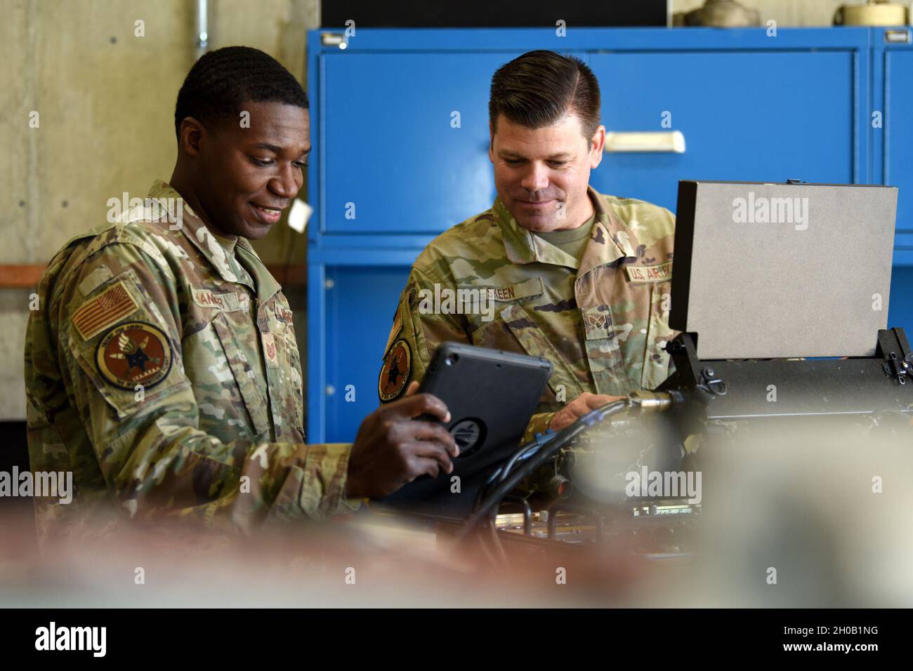 U.S. Air Force Tech. Sgt. Michael Hanner, assistant non-commissioned ...