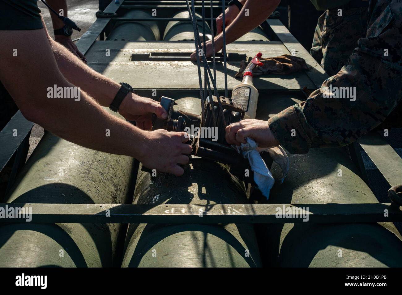 210114-M-UV498-2192 INDIAN OCEAN (Jan. 14, 2021) – U.S. Marines with ...
