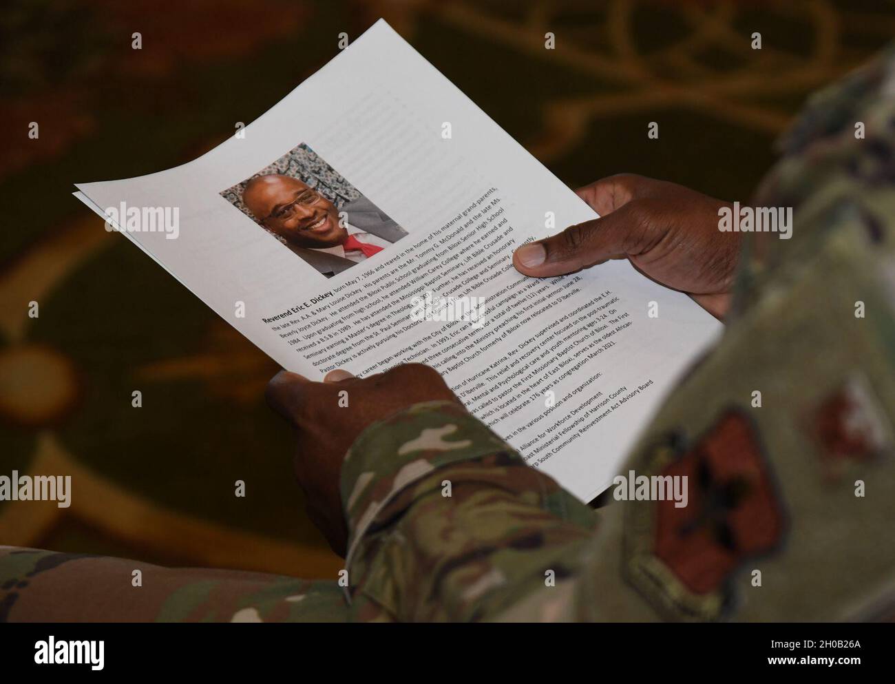 U.S. Air Force Lt. Col. Andre Johnson, 81st Mission Support Group ...