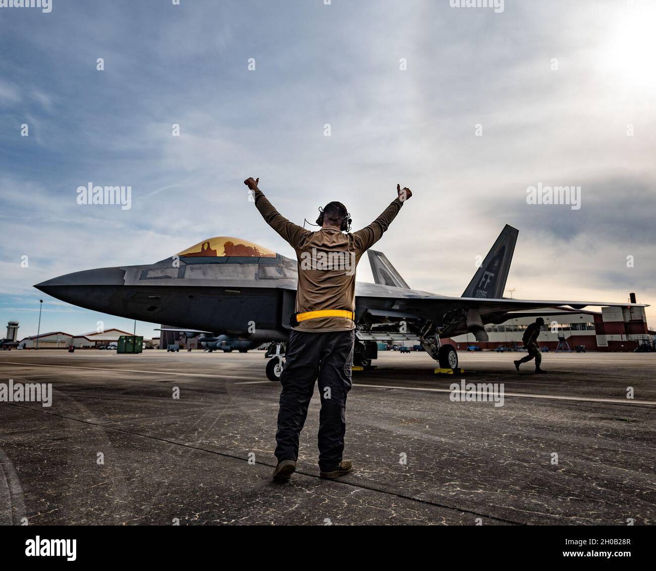 U.S. Air Force Staff Sgt. Tom Dodd, 27th Fighter Squadron weapons team ...