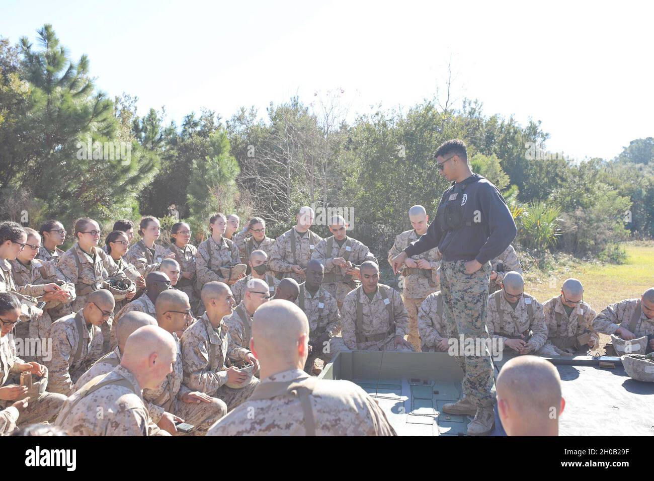 Sgt. Atim Pittman with Field Training Company, Weapons and Field ...