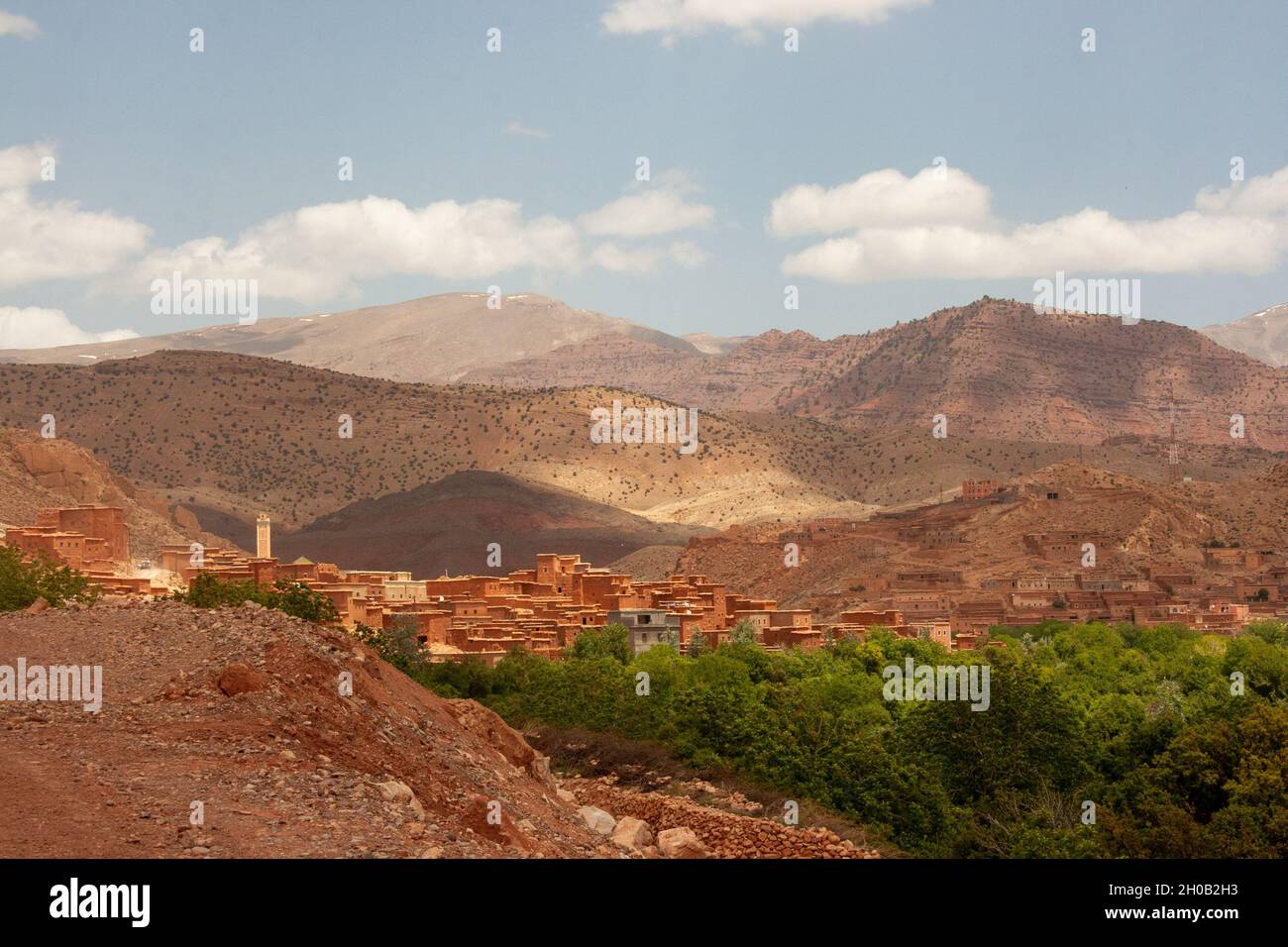 Landscape and scenery near the town of Asni is a small town in the ...
