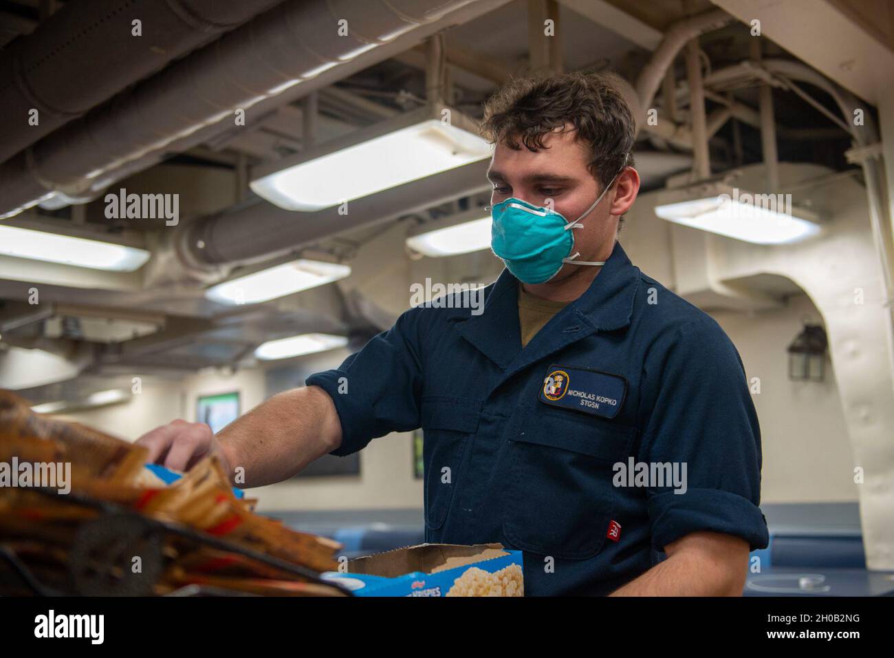 ATLANTIC OCEAN (Jan. 13, 2021) – Sonar Technician (Surface) Seaman ...