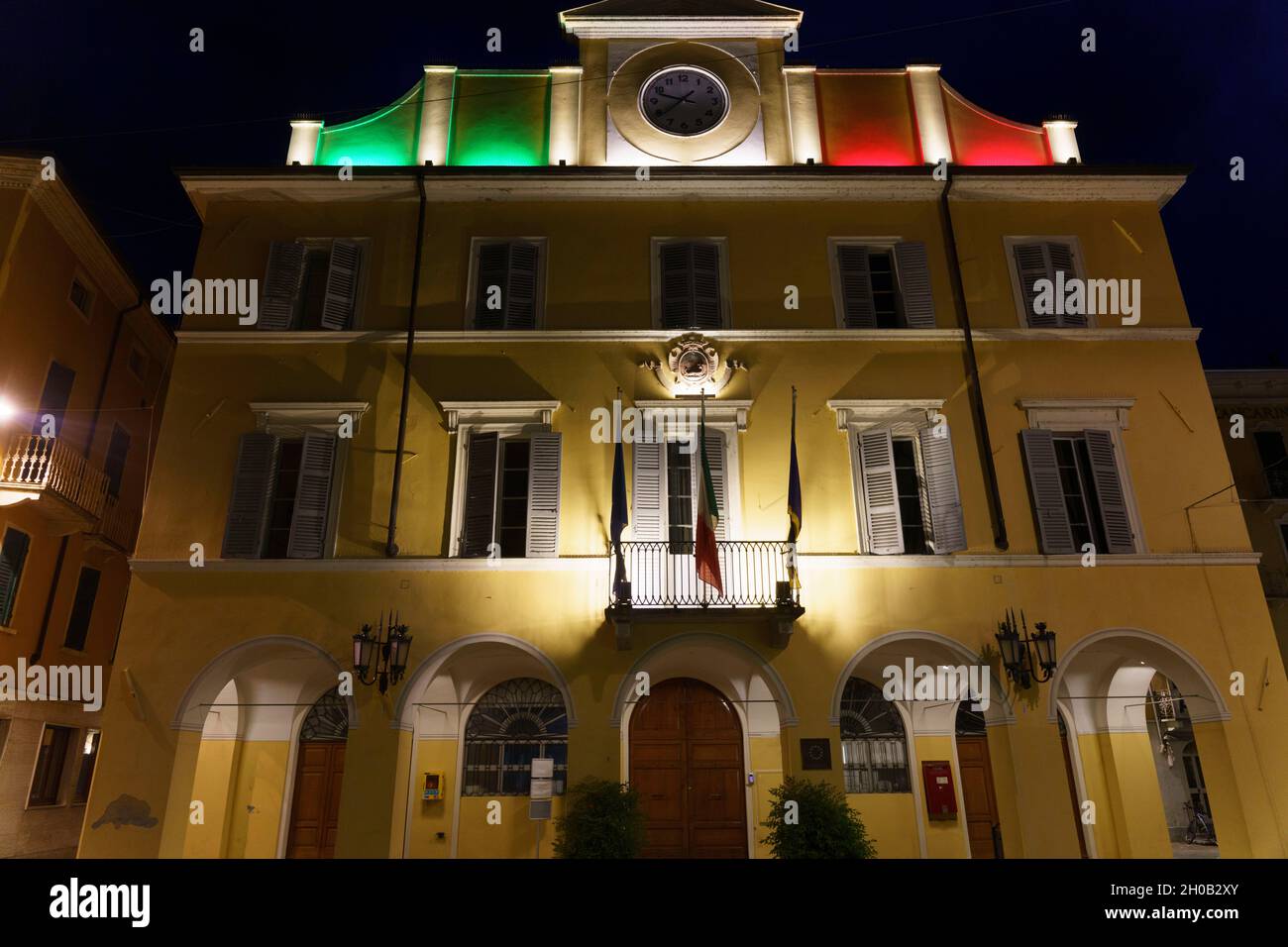 Townhall of Salsomaggiore Terme, in Parma province, Emilia-Romagna ...
