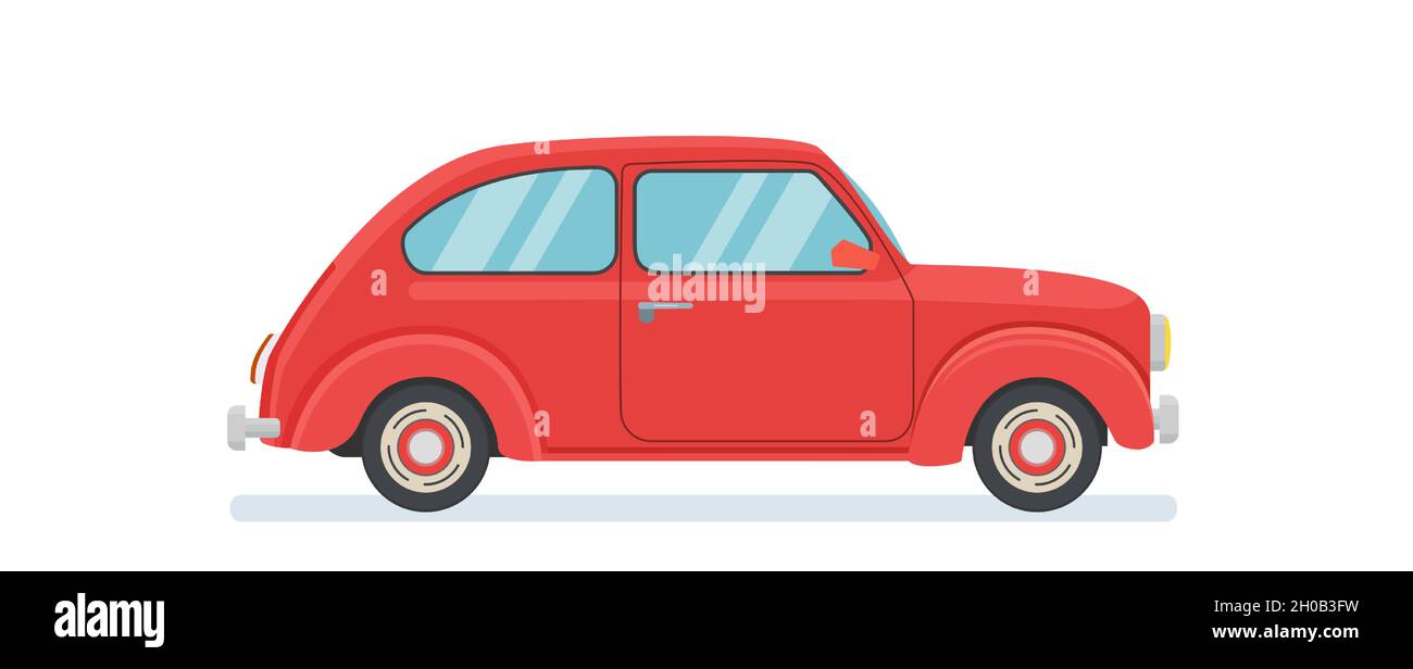Red cartoon car Stock Vector Image & Art - Alamy
