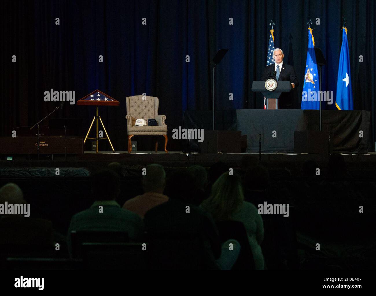 Vice President Mike Pence delivers remarks during the “Celebration of ...