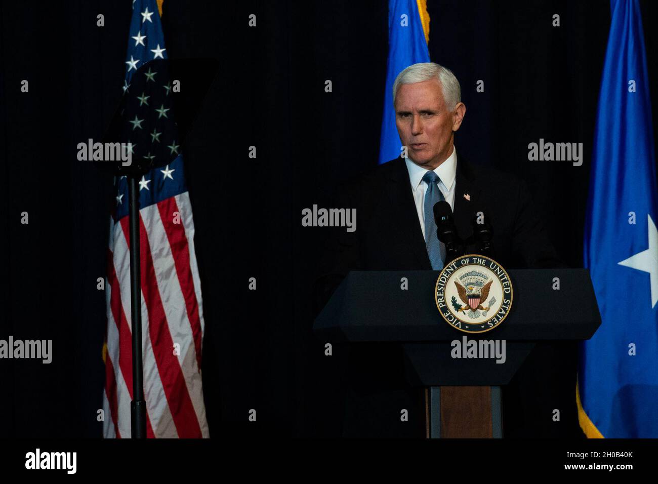 Vice President Mike Pence delivers remarks during the “Celebration of ...