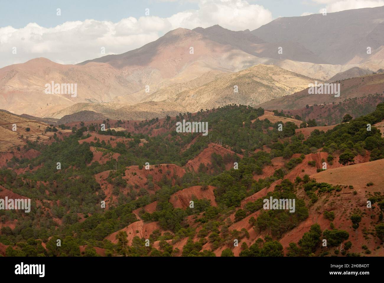 Landscape and scenery near the town of Asni is a small town in the ...
