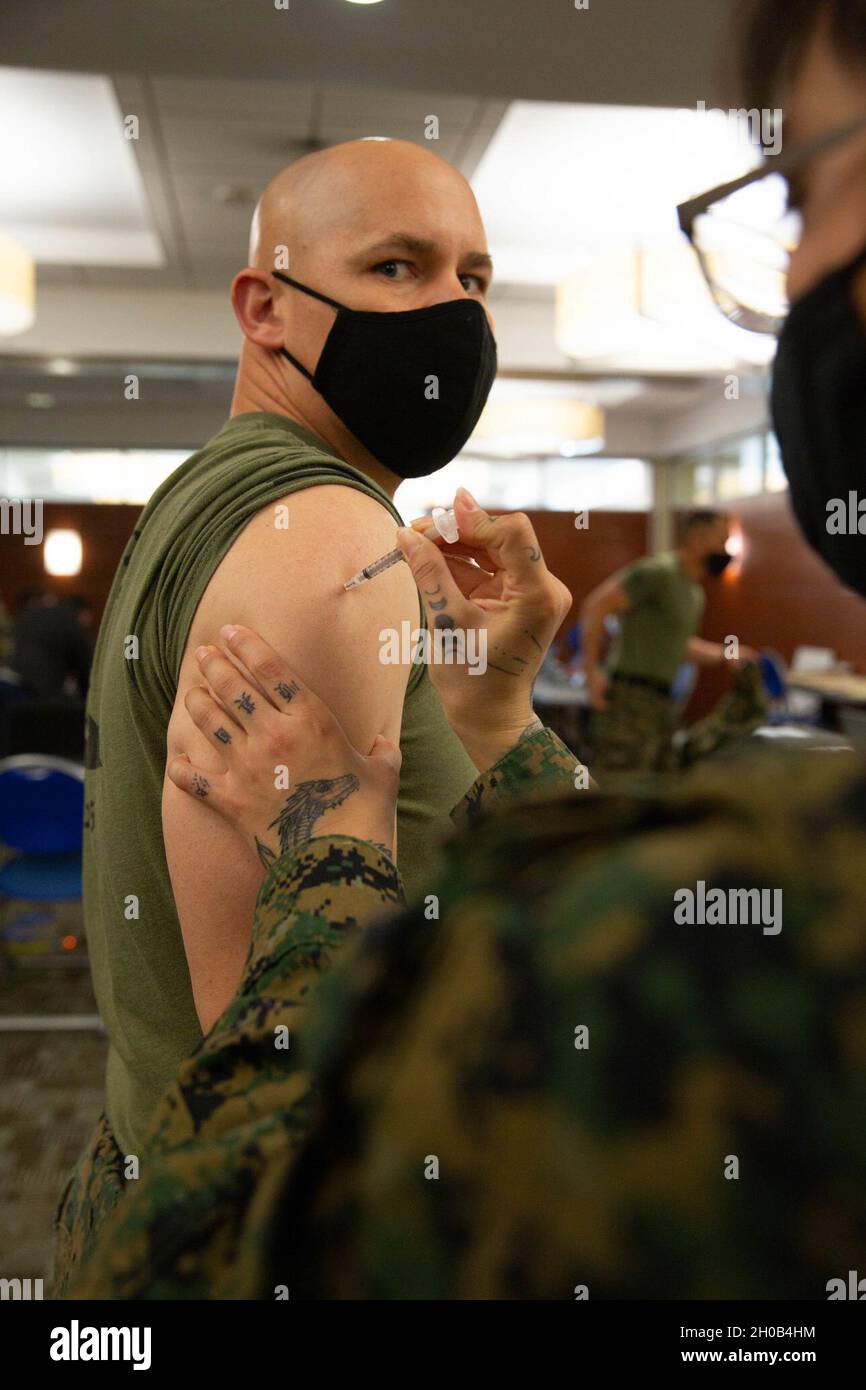 U.S. Marine Corps Sgt. Maj. Curtis A. Rice, sergeant major for 11th ...