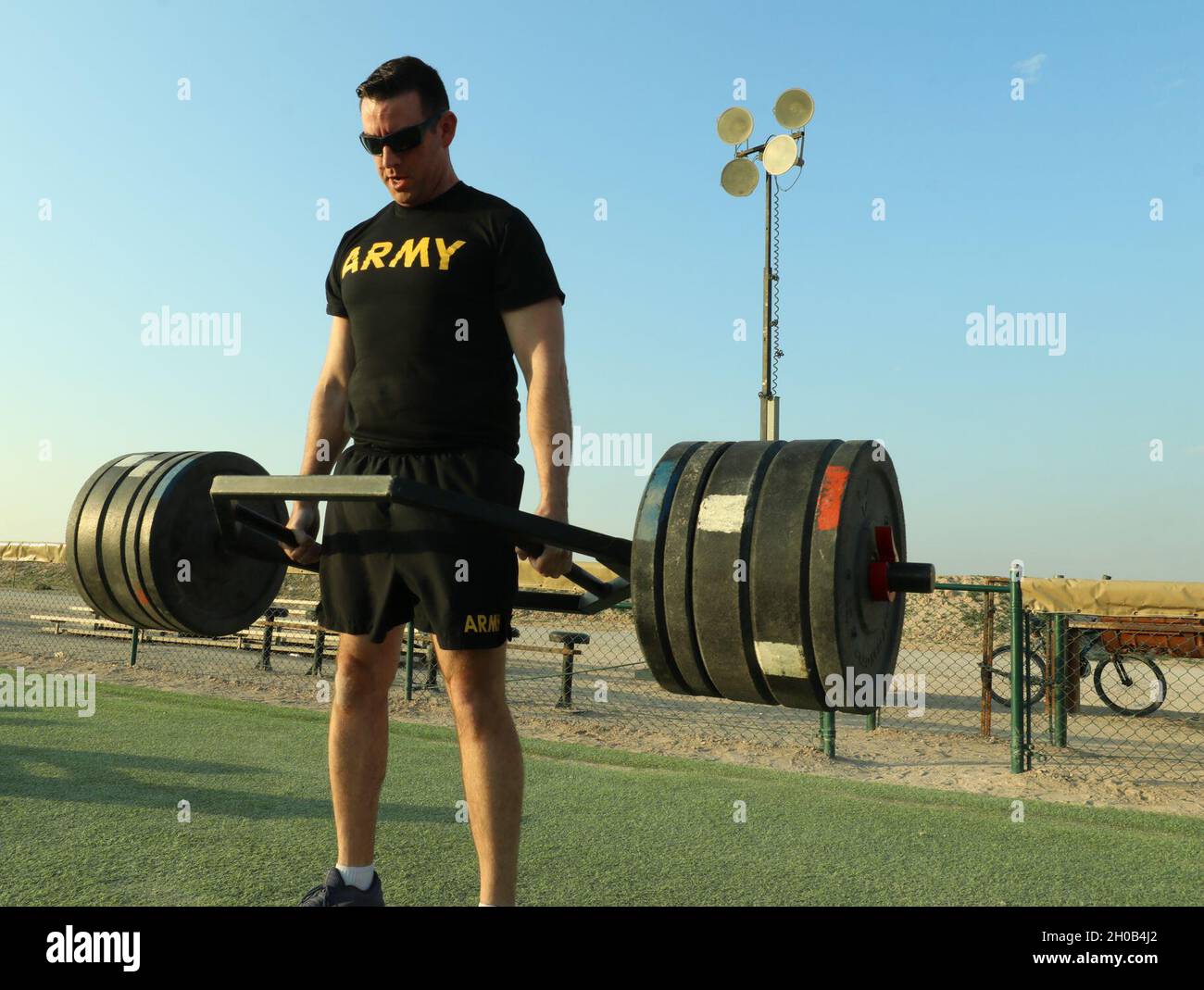 U.S. Army Sgt. 1st Class Michael Lark, human resources specialist with ...