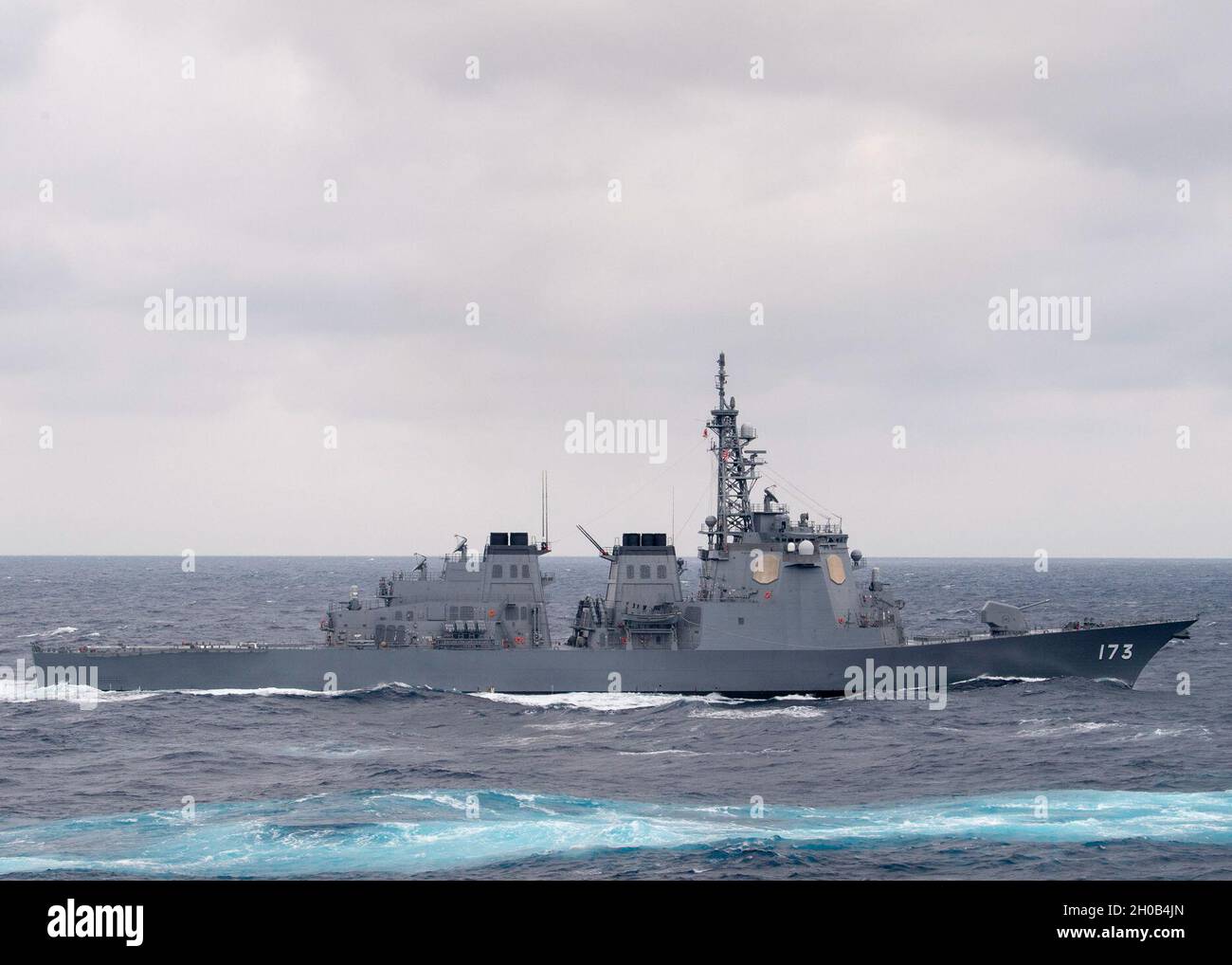 PACIFIC OCEAN (Jan. 15, 2021) The Japan Maritime Self-Defense Force ...