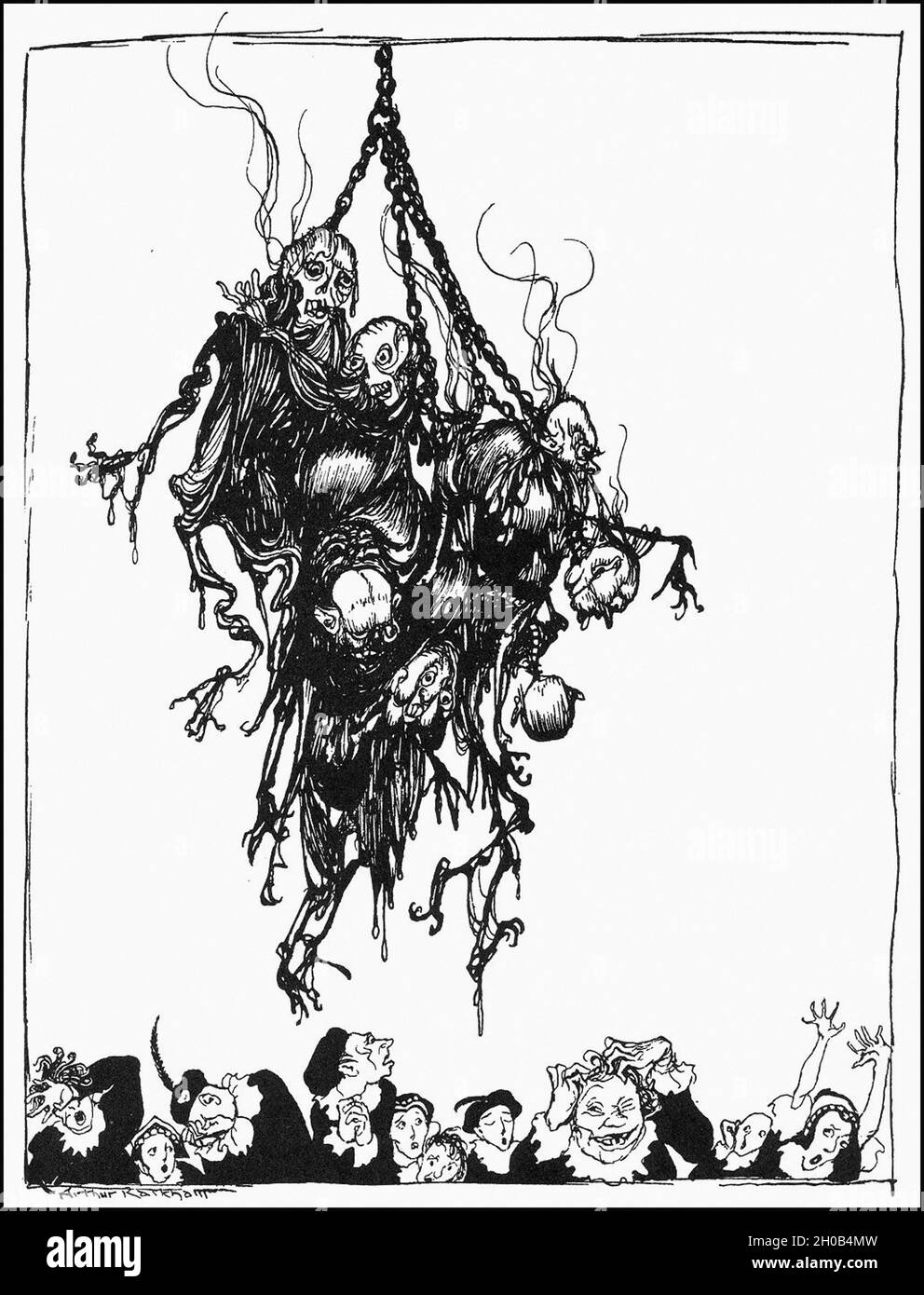 Vintage Arthur Rackham illustration Stock Photo - Alamy