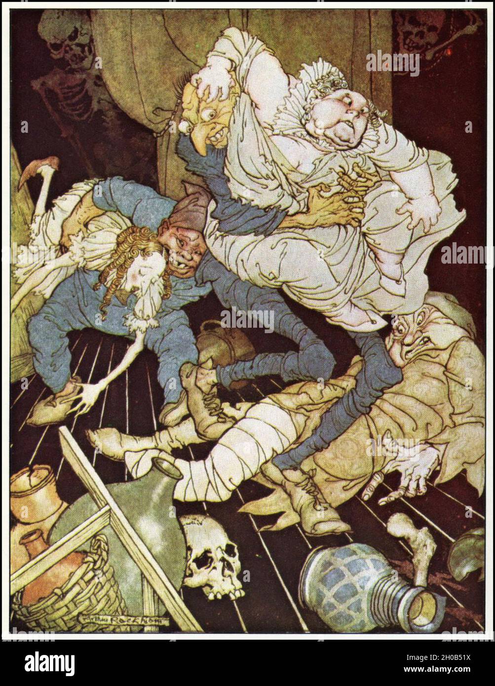 Vintage Arthur Rackham illustration Stock Photo - Alamy