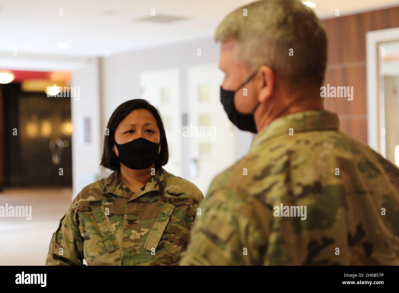 U.S. Army Col. Lisa J. Hou, interim adjutant general, New Jersey ...