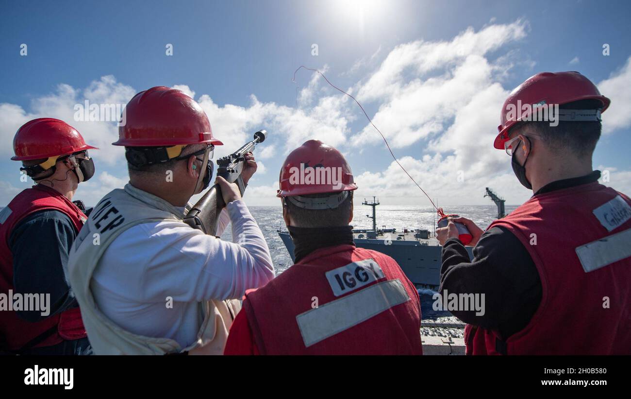 PACIFIC OCEAN (Jan. 16, 2021) – Command Master Chief Michael Mashburn ...
