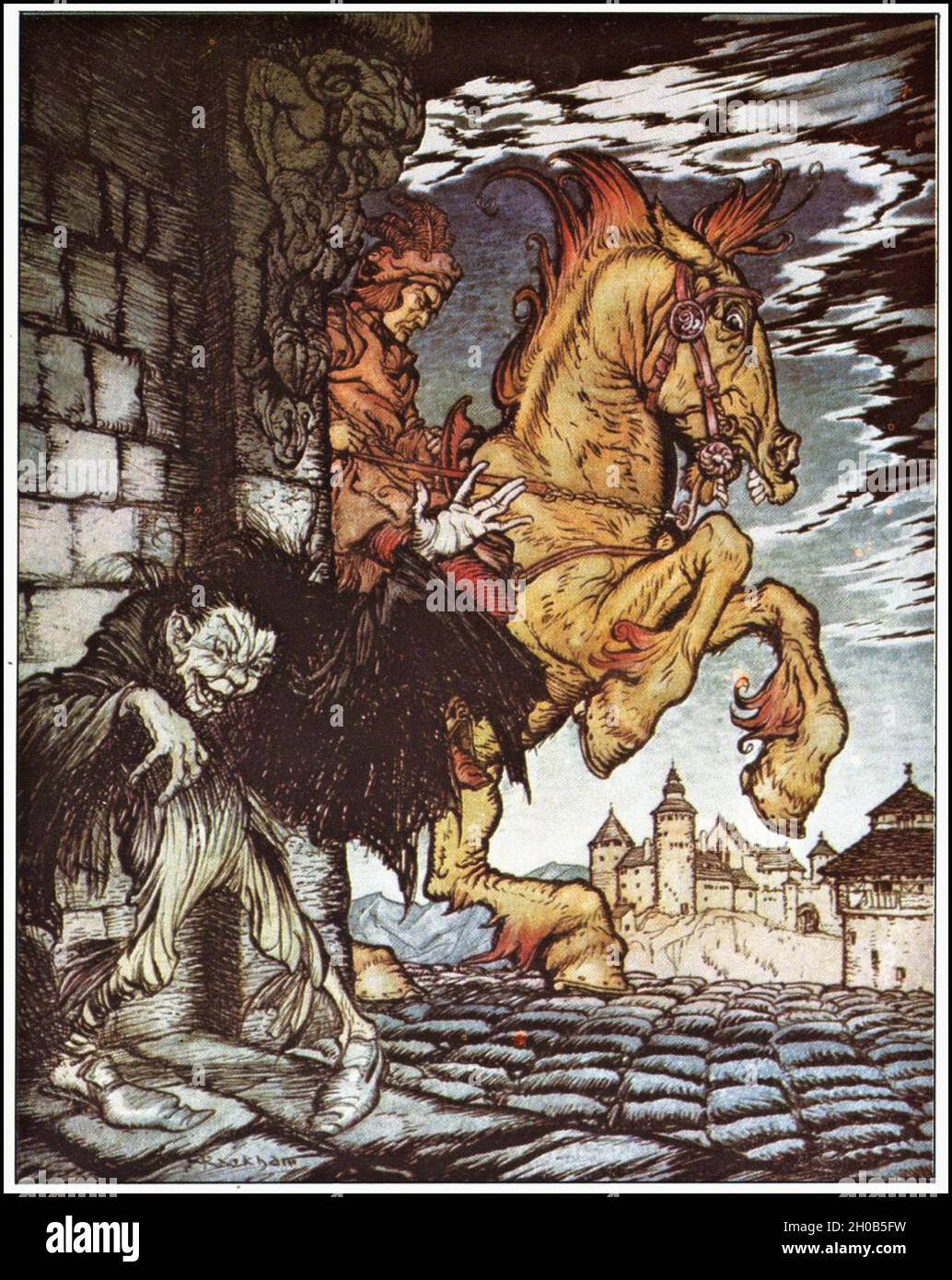 Vintage Arthur Rackham illustration Stock Photo - Alamy