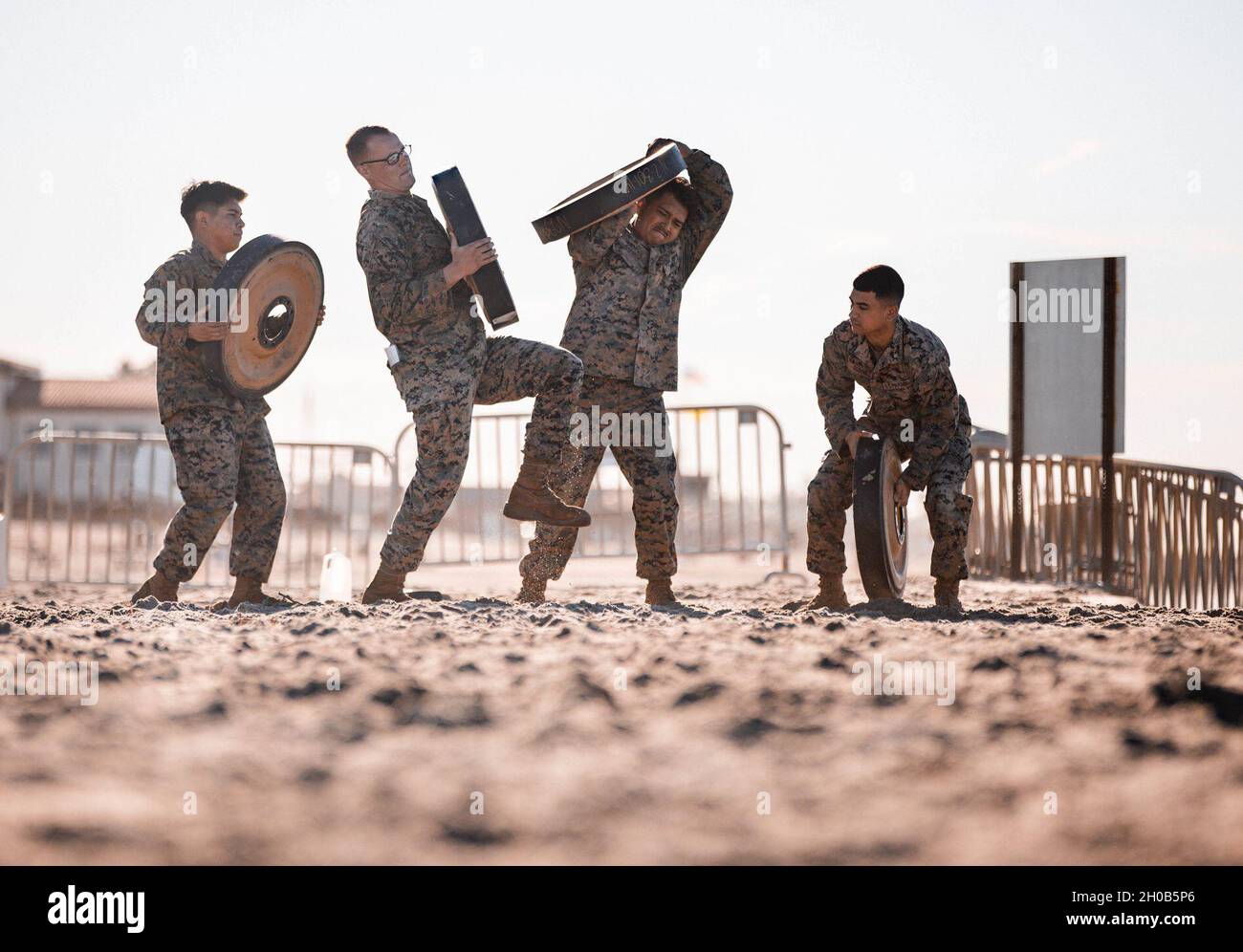 U.S. Marines with Co. C, 3rd Assault Amphibian Battalion, 1st Marine ...
