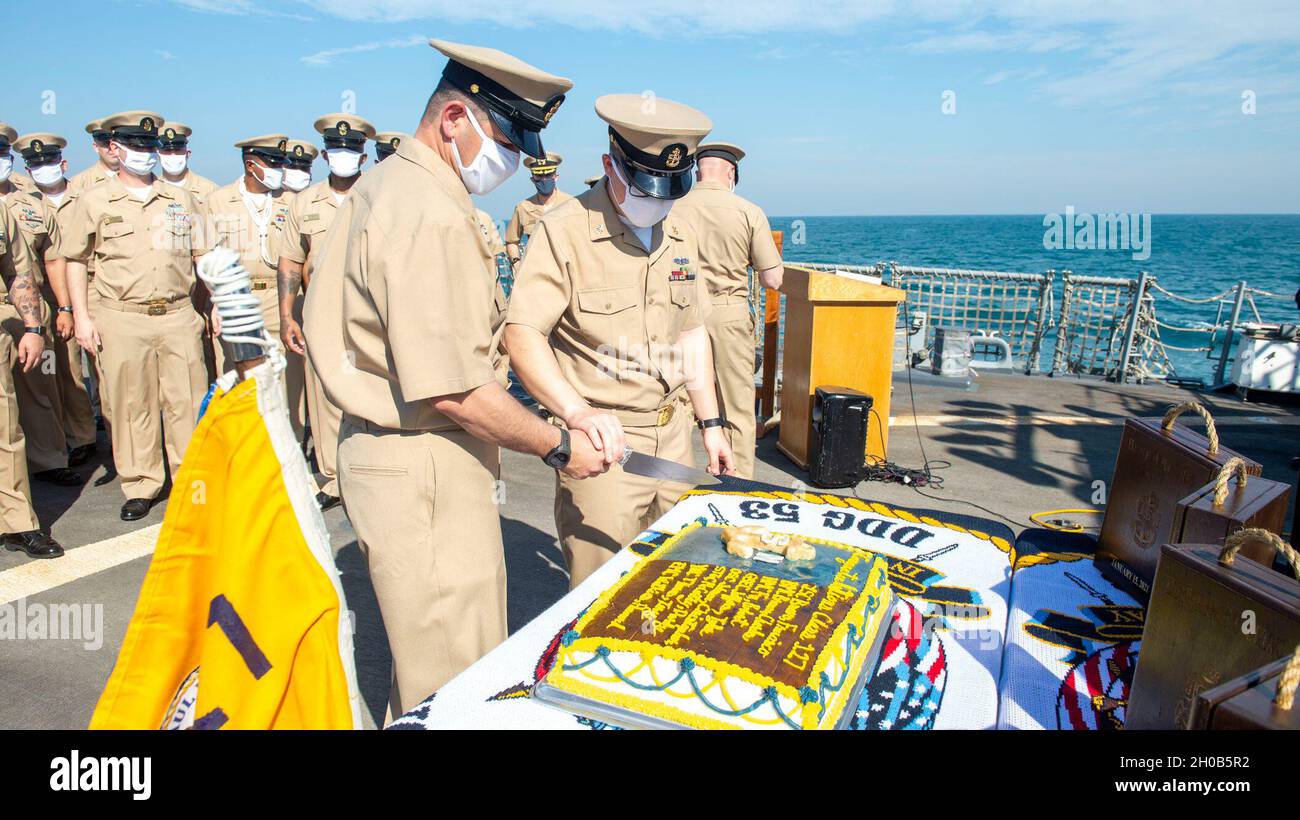 210115-N-XG173-1183 ARABIAN GULF (Jan. 15, 2020) Chief Electrician's ...