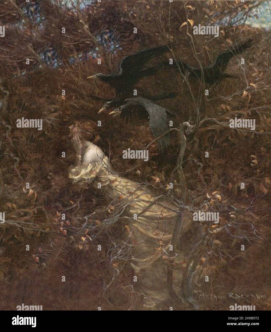 Vintage Arthur Rackham illustration Stock Photo - Alamy