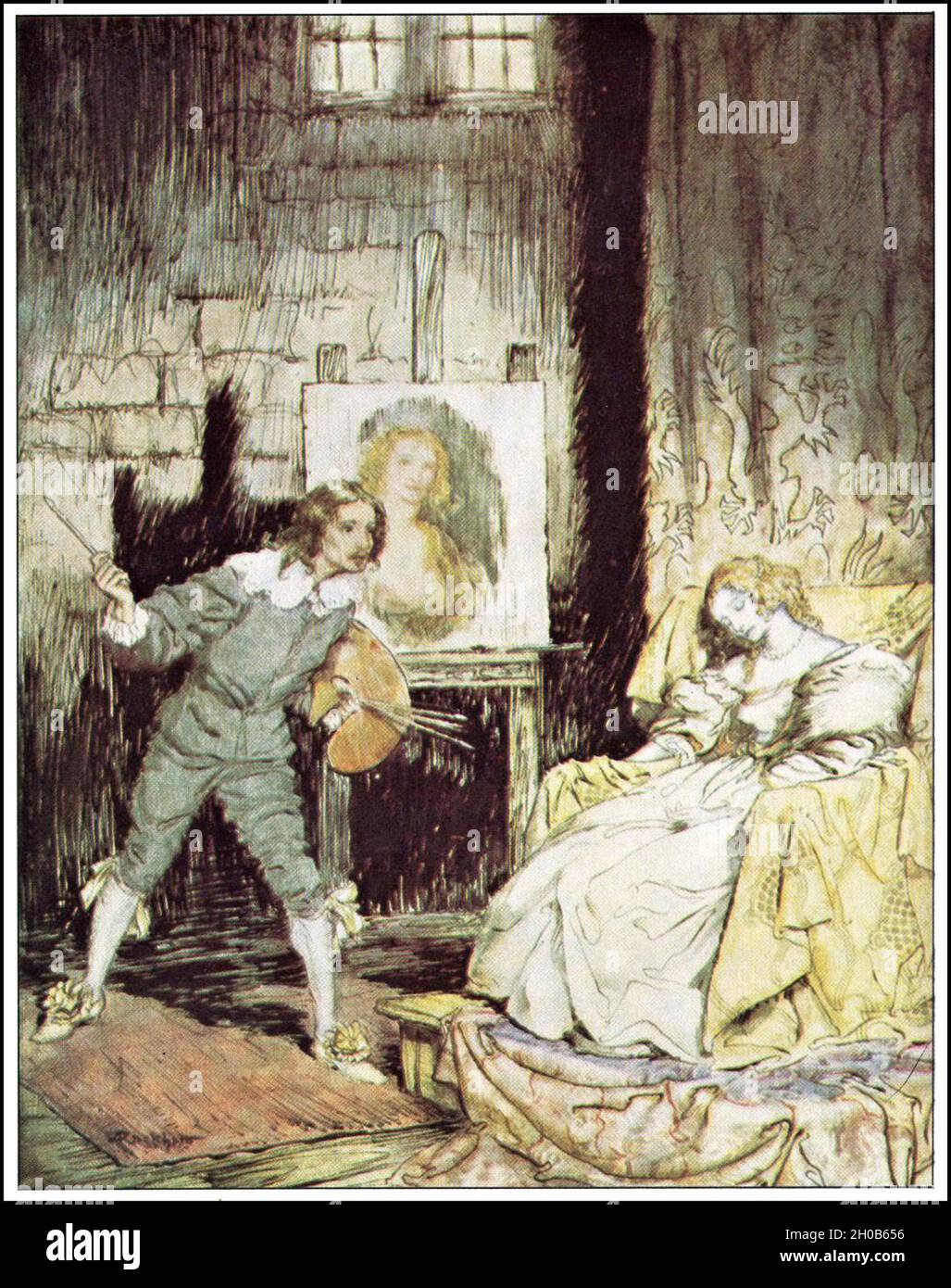 Vintage Arthur Rackham illustration Stock Photo - Alamy
