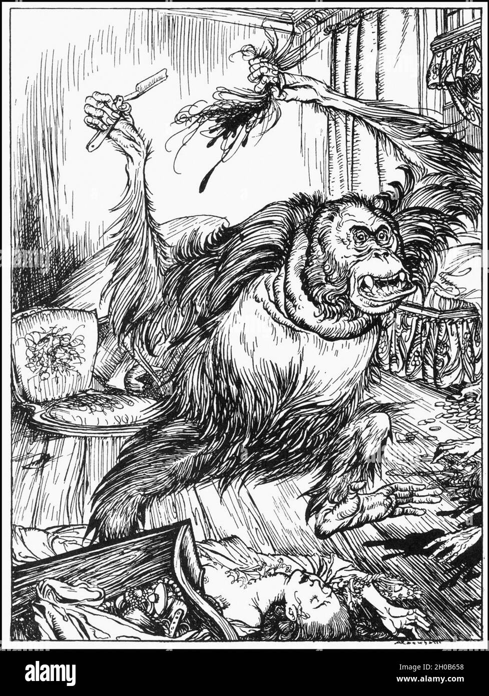 Vintage Arthur Rackham illustration Stock Photo - Alamy