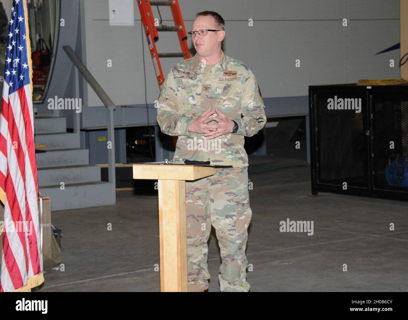 Col. Michael Curry, 58th Special Operations Wing commander, spoke Jan ...