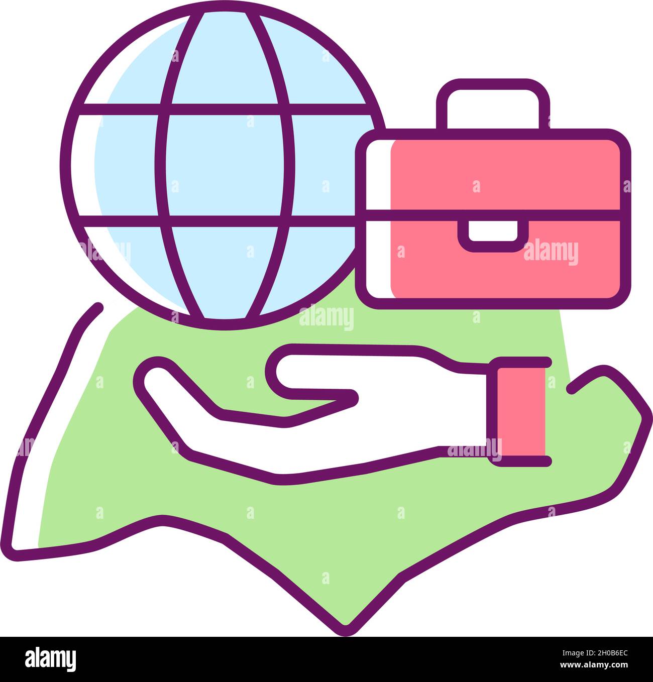 Flexible labor law RGB color icon Stock Vector Image & Art - Alamy