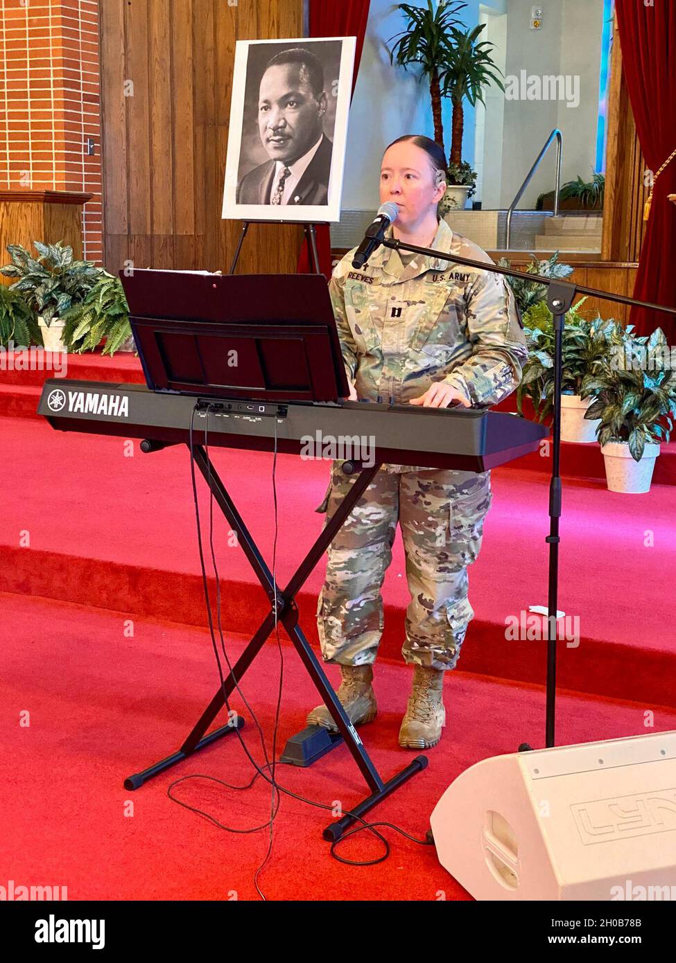 Capt. Nikki Reeves, chaplain for Bayne-Jones Army Community Hospital ...