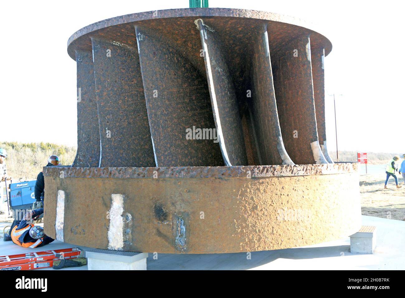 After move than 75 years, turbine number two at Lake Texoma's Denison ...