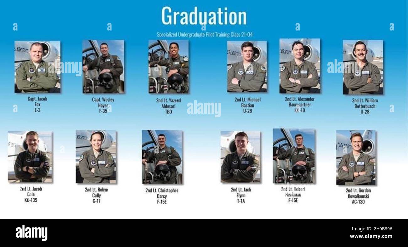 Specialized Undergraduate Pilot Training class 21-04 graduated after 52 ...