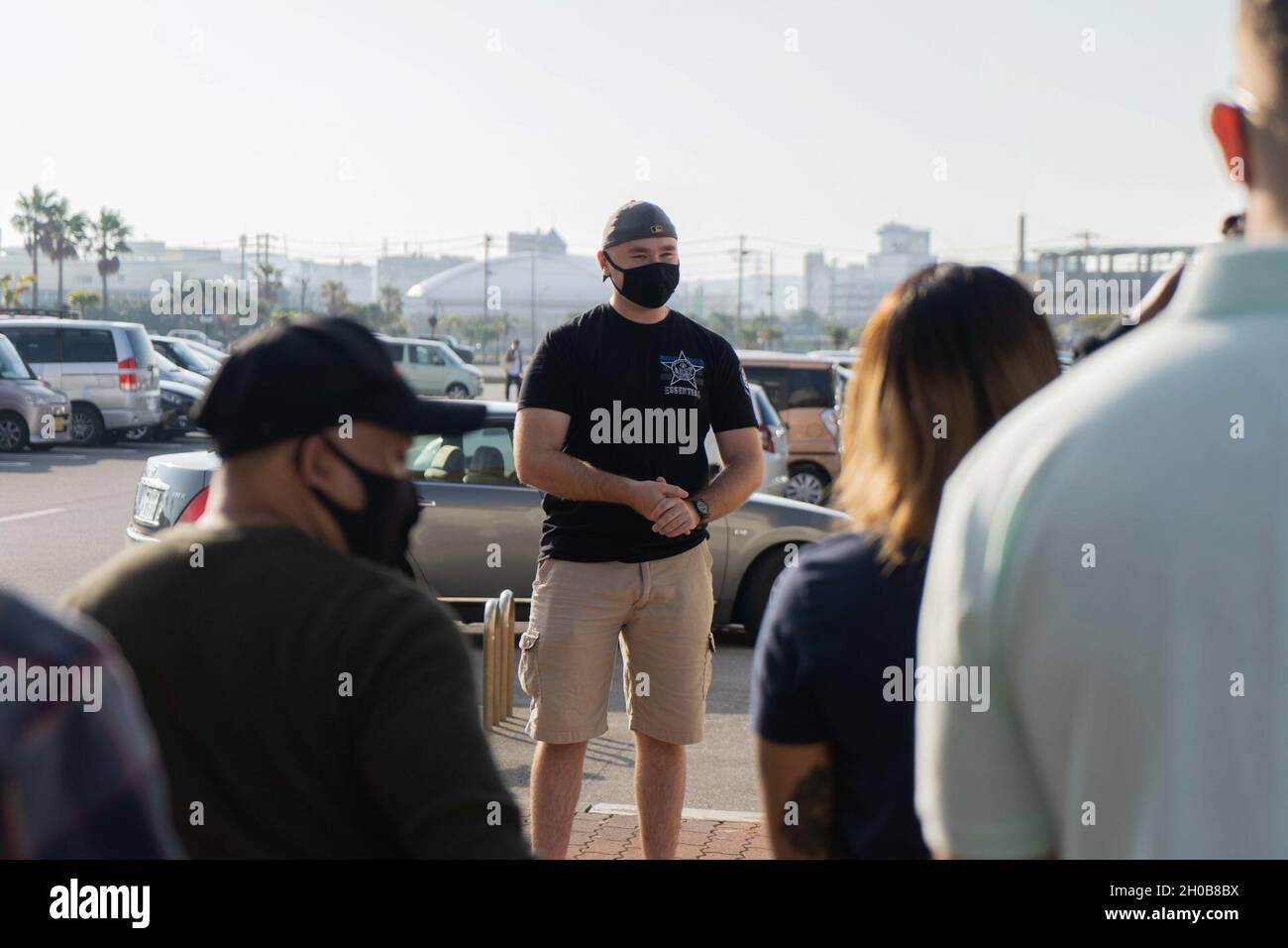 U.S. Marine Corps Lance Cpl. Jarod J. Jankowski, center, a landing ...