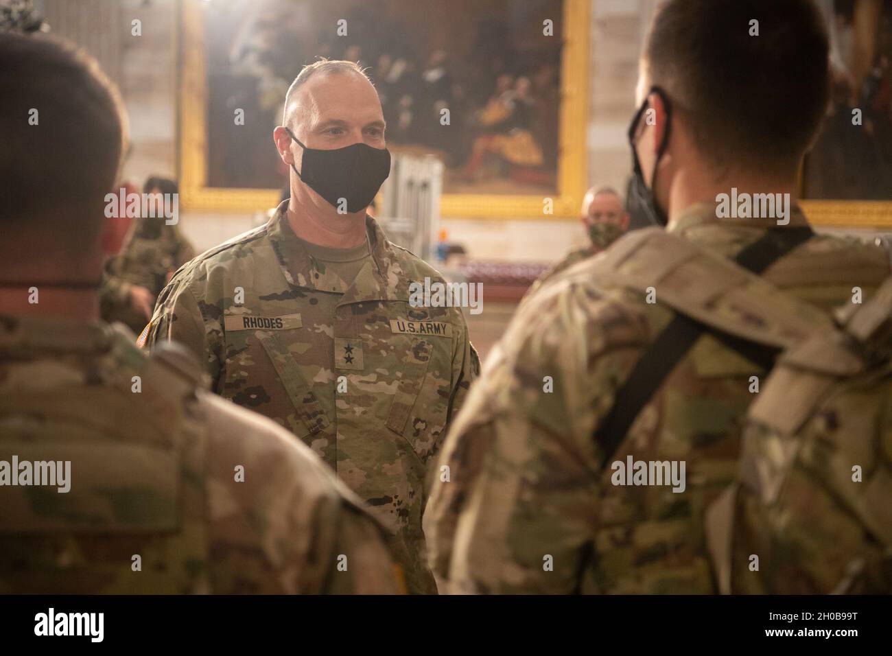 U.S. Army Maj. Gen. John Rhoads, 29th Infantry Division Commander ...