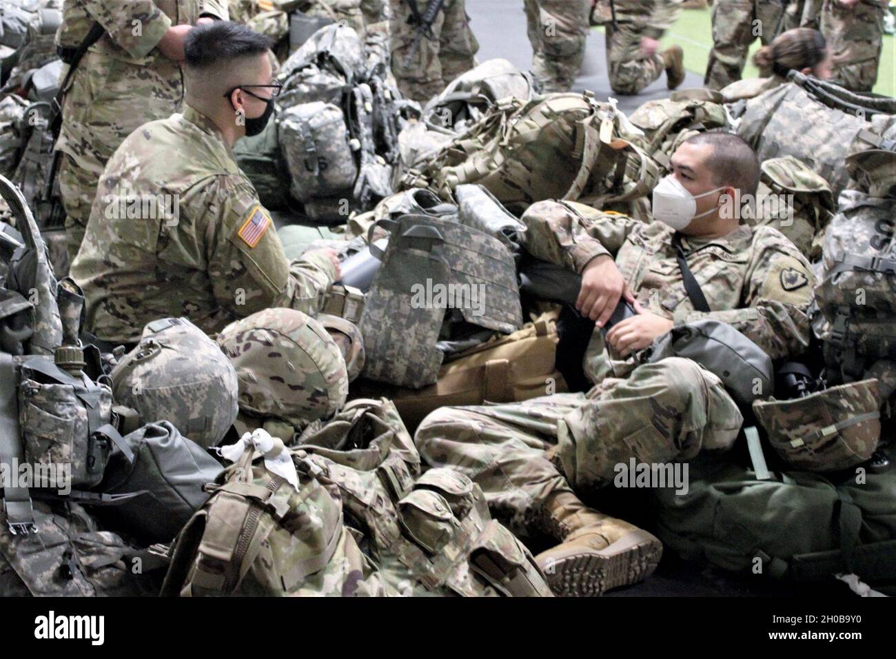 California Army National Guard Soldiers of the 250th Military ...