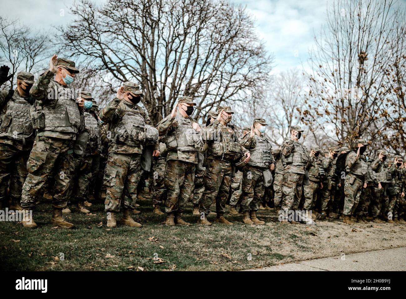 U.S. Soldiers assigned to 4th Squadron, 278th Armored Cavalry Regiment ...