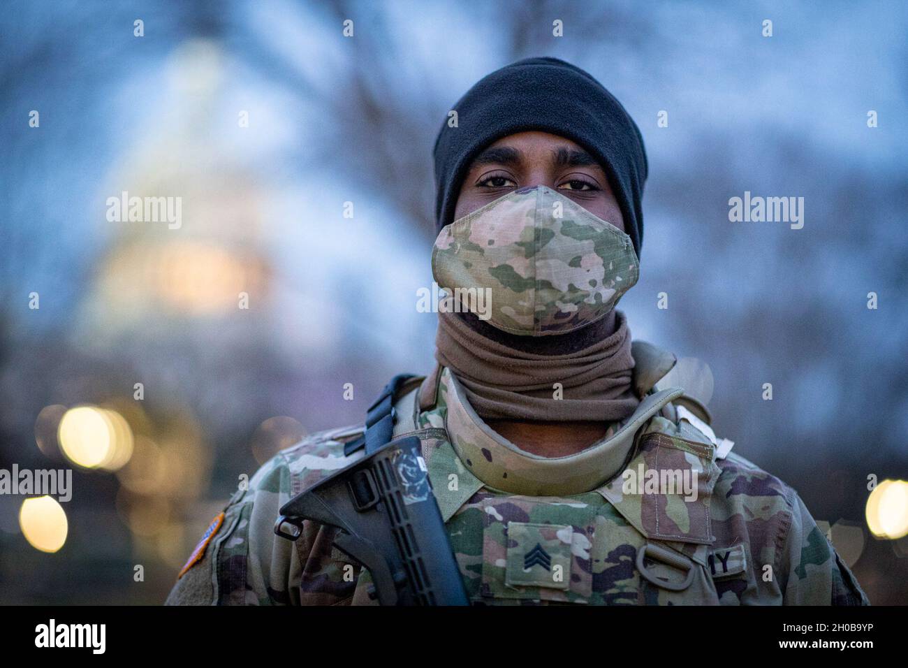 U.S. Army Sgt. Mitchell Ford, with the 2nd Battalion, 103rd Cavalry ...