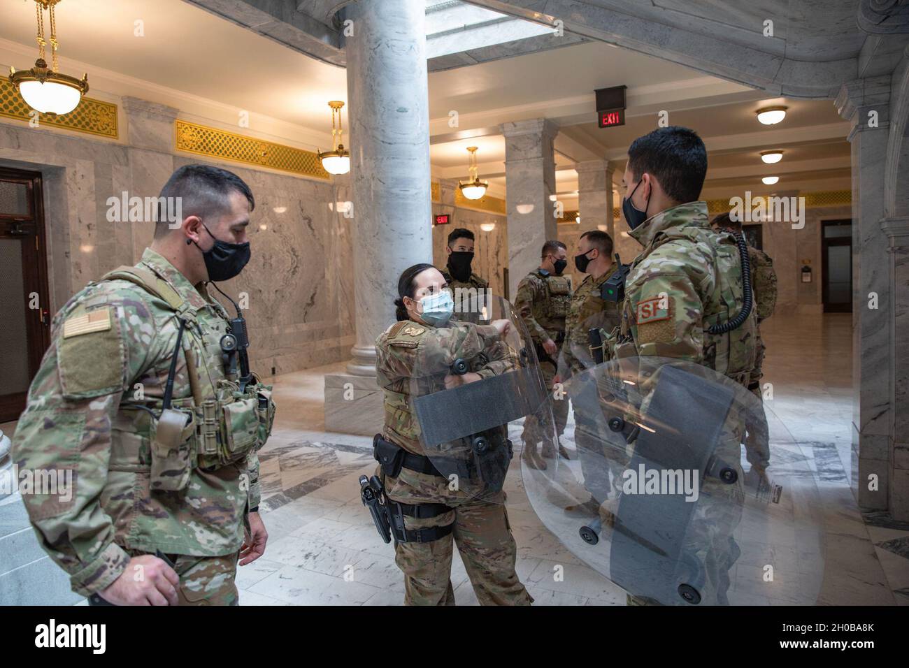 Staff Sgt. Weeks, Tech Sgt. Tracy and Airman Rayos from the 151st ...
