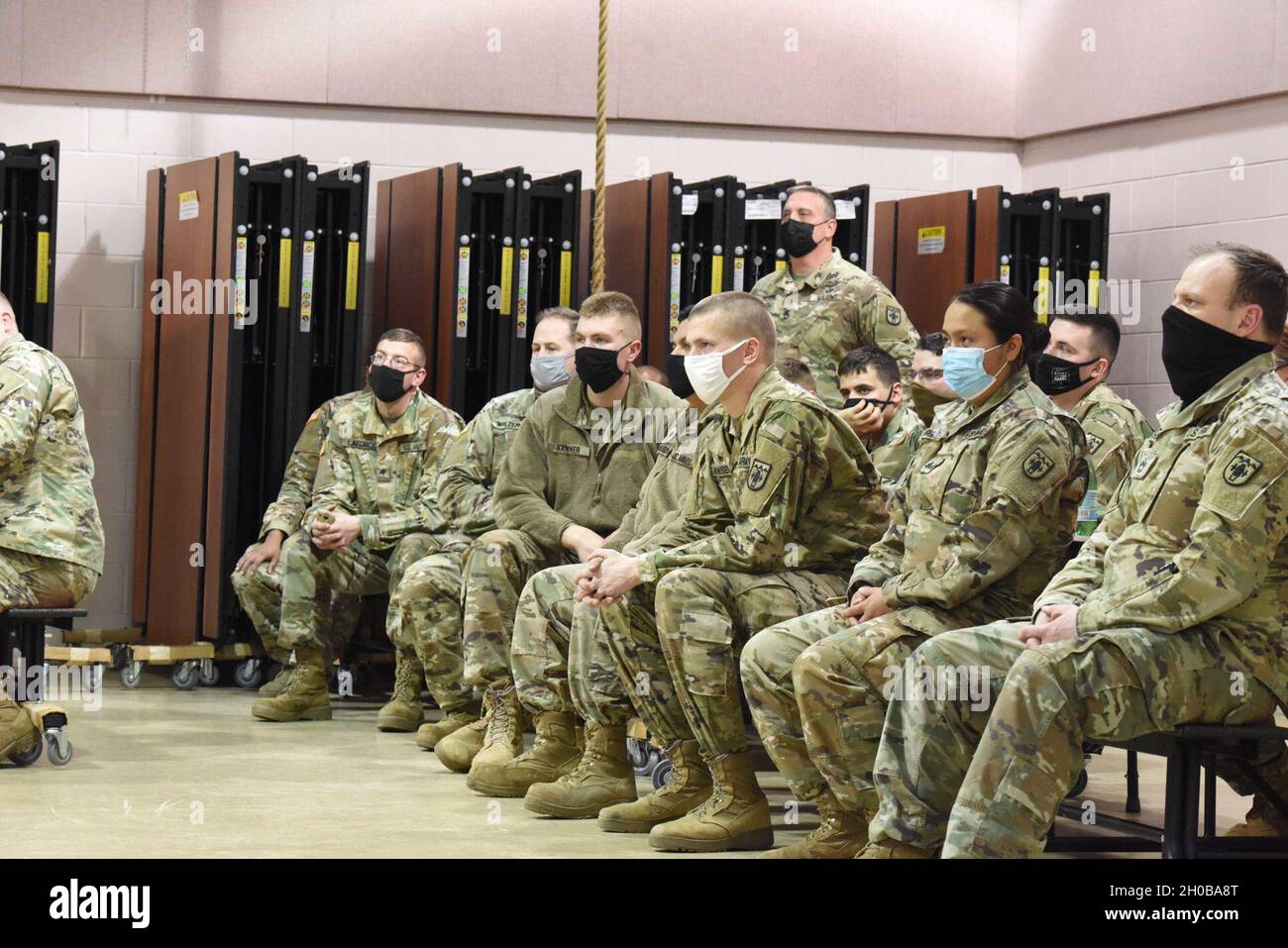 Michigan Army and Air National Guard members prepare for mobilization ...