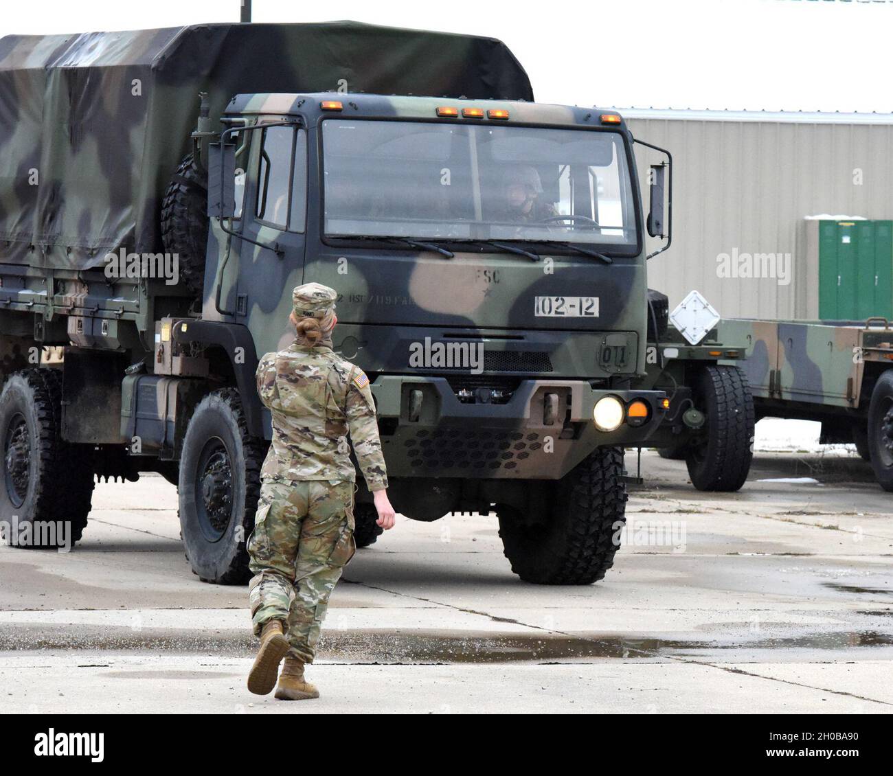 Michigan Army and Air National Guard members prepare for mobilization ...